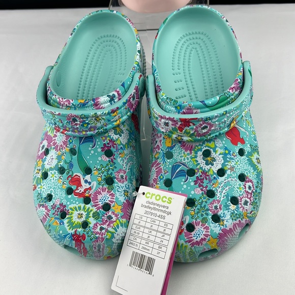 CROCS | Shoes | Crocs Little Mermaid Classic Clog Szj6 Equals W8 Nwt ...